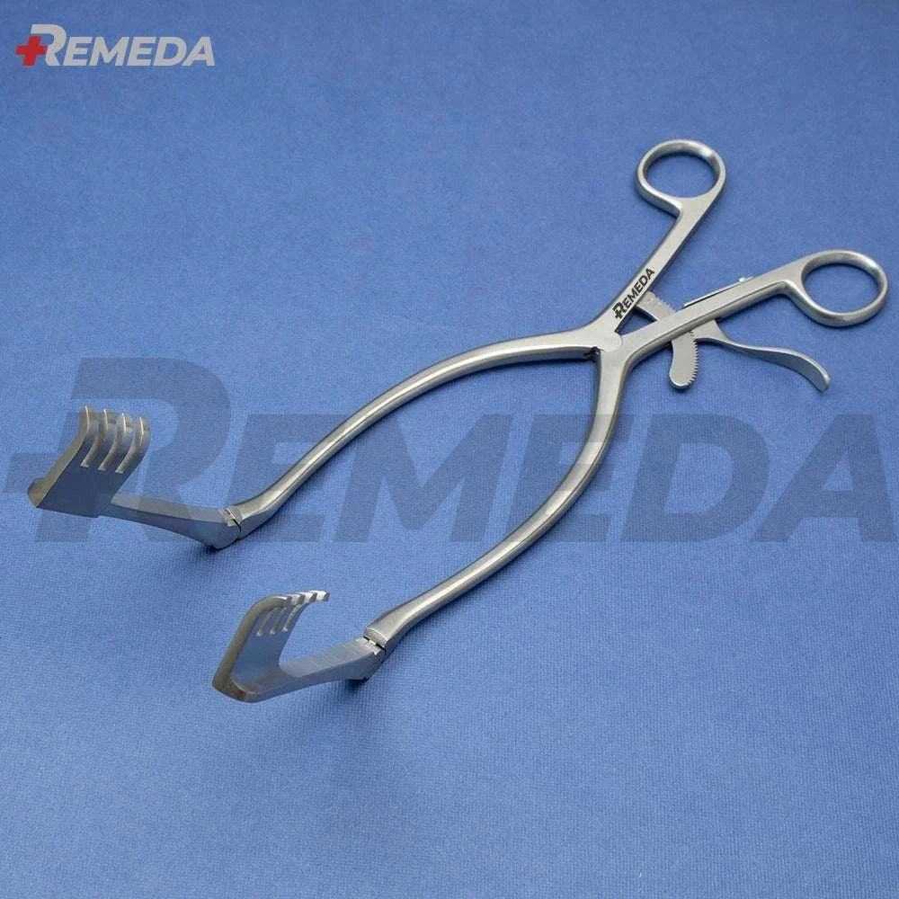 BECKMANN ADSON Retractor Self Retaining with Joint 31 cm 4 x 4 Prong ...